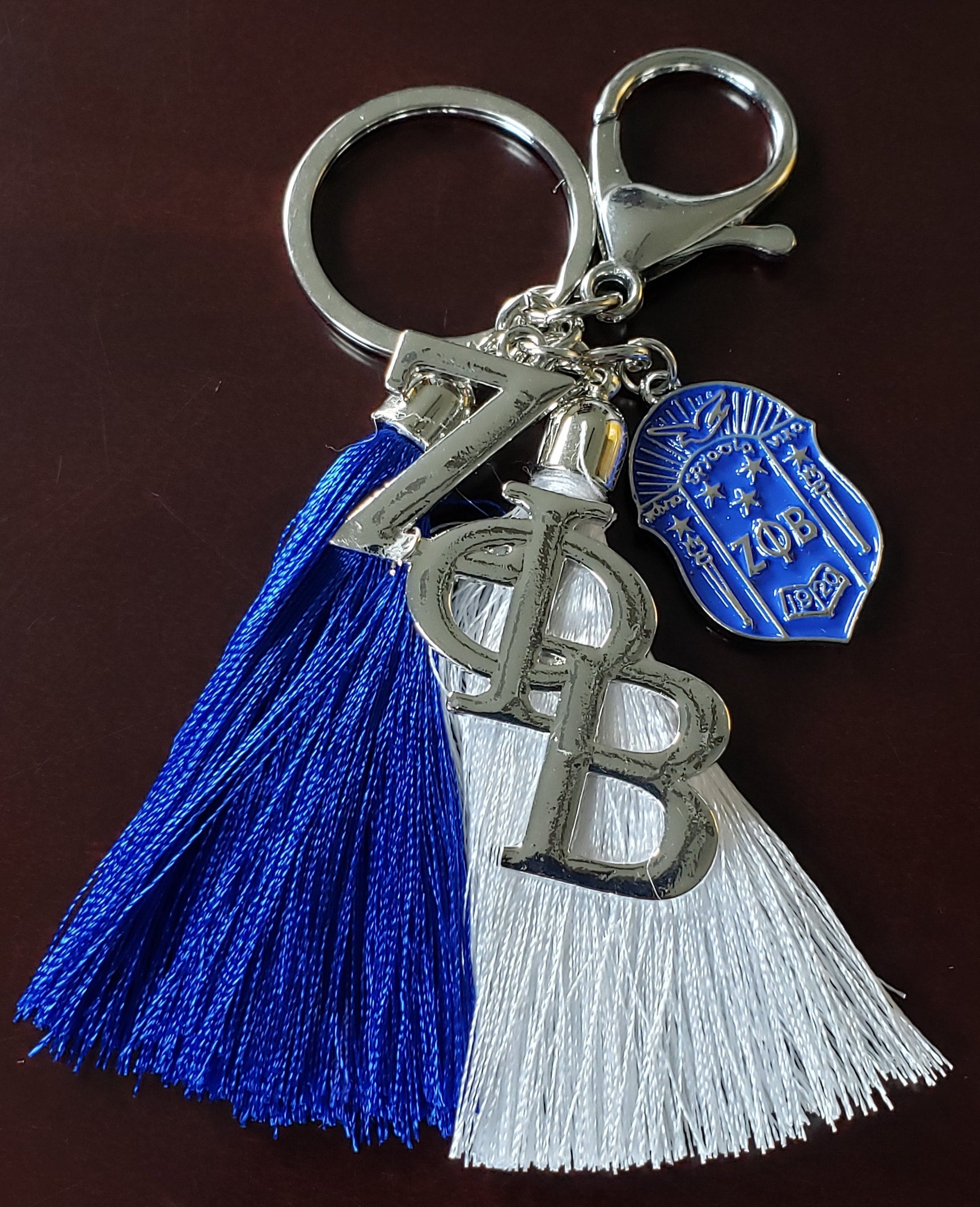 Zeta Shield Purse Charm | Forever Finer Designs